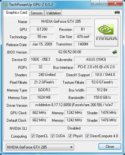 Programtips GPU Z 2 16 0 Datormagazin