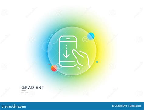Set Of Up Down Phone Swipe Gestures Lock And Unlock Progress Bar Line