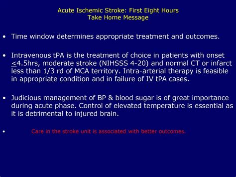 Acute Ischemic Stroke First Eight Hours Dr Mohammed Ateequr Rahman Ppt Download