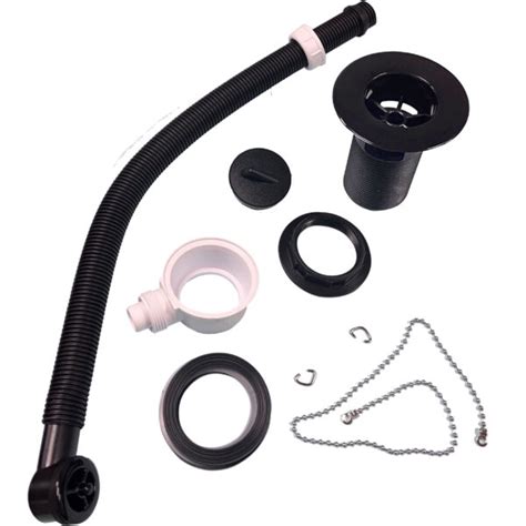 Acid Resistant 1 1 2 BSP Waste And Overflow Kit The Stainless Hub