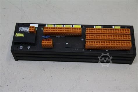 Used Second Hand Beckhoff M2400 041 Lightbus Combi Input Output Module