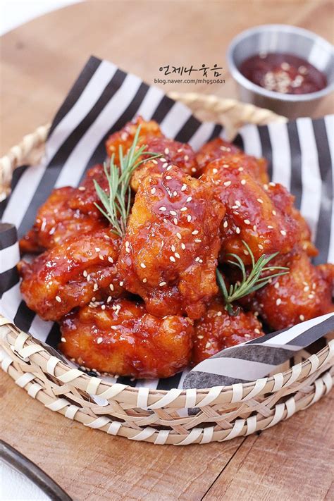 서진이네 양념치킨 소스 만들기 후라이드 치킨 바삭하게 튀기는법 네이버 블로그