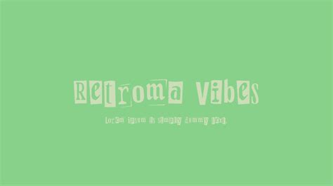 Retroma Vibes Font Download Free For Desktop Webfont