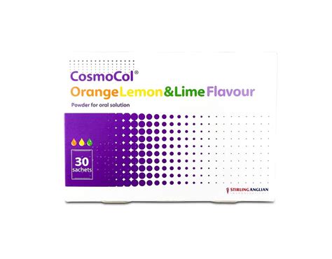 Cosmocol Plain Flavour 30 Sachets Meds Direct To You