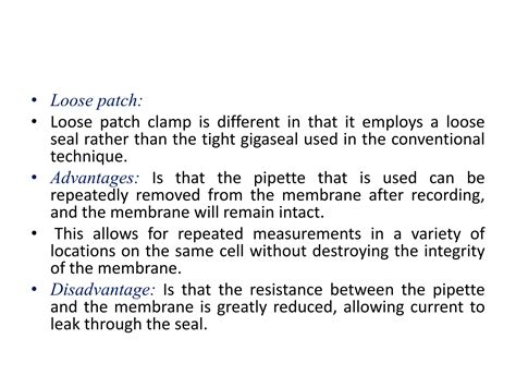 Patch Clamp Technique Pptx