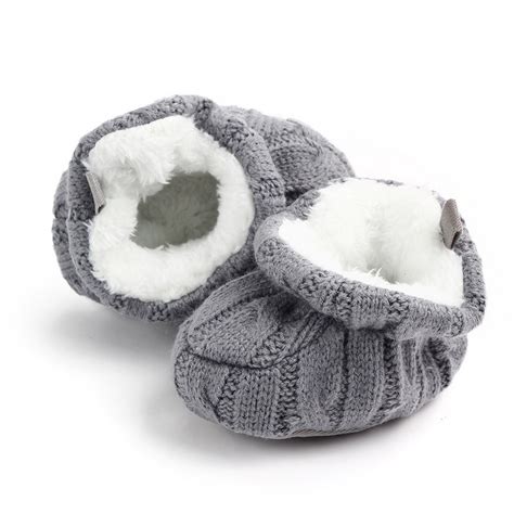 Badu Bg Бебешки обувки за бебета плетени на една кука за момчета