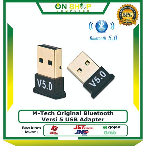 Jual M Tech Original Bluetooth Versi 5 USB Adapter Shopee Indonesia