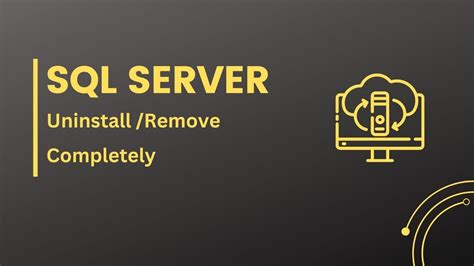 how to uninstall remove microsoft sql server in 2022 youtube