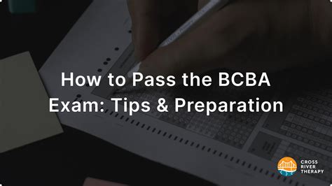 How To Pass The BCBA Exam Tips Preparation