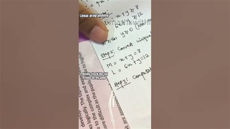 Linear Programming Maths Linearprogramminglinear Programming