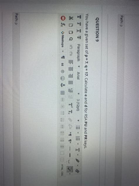 solved path p question 9 you have a given set of p 7 q