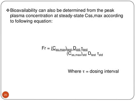 Bioavailability Absolute Bioavalability Relative Bioavailability