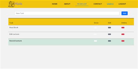 github keykubat60 taskmate it is an example for a to do list with django