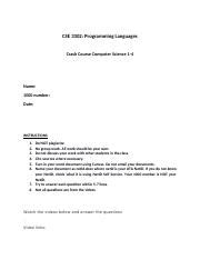 Crash Course Computer Science Programming Languages Q A Course Hero