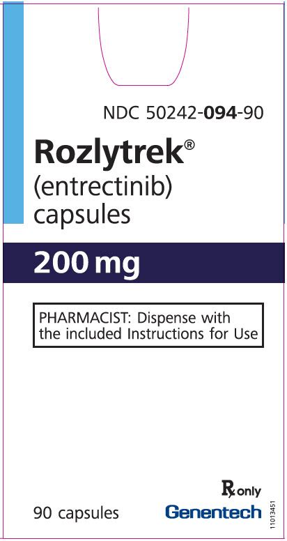 Dailymed Rozlytrek Entrectinib Capsule Rozlytrek Entrectinib Pellet