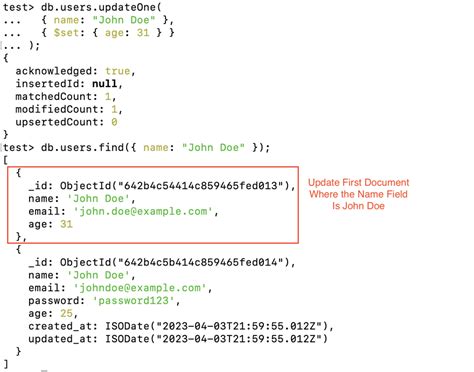 how to work with mongodb documents insert query update and delete