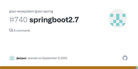 springboot2 7 · issue 740 · grpc ecosystem grpc spring · github