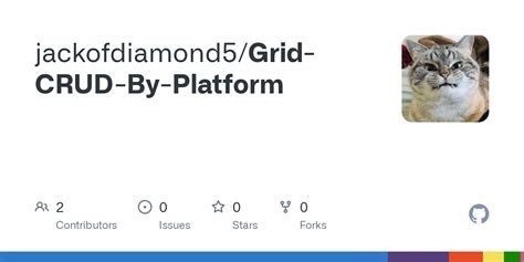 Github Jackofdiamond5 Grid Crud By Platform