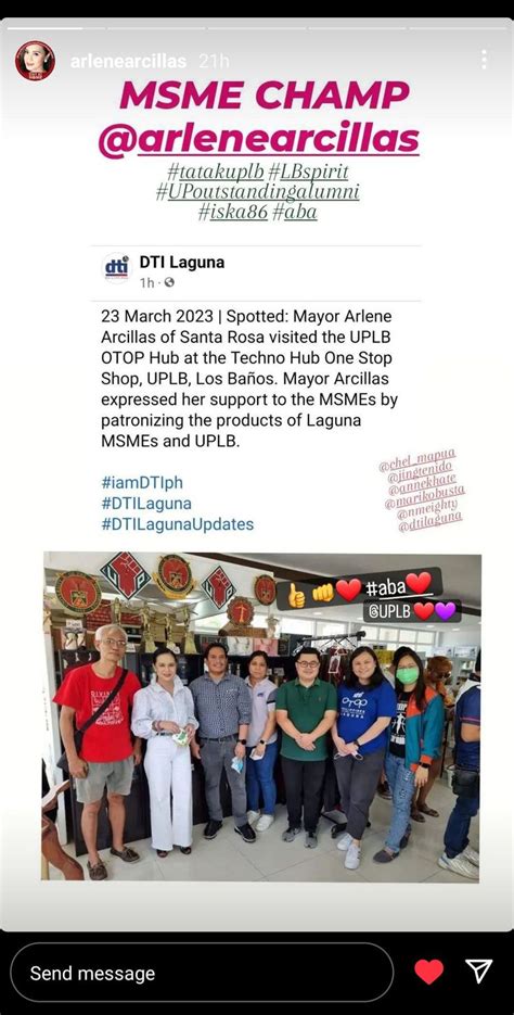 Pin By Brianna Maria Arlene Monica On Mayor Arlene Arcillas Los Banos Supportive Techno