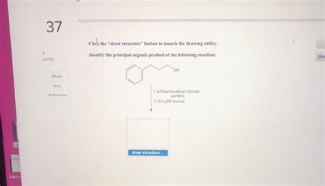 Solved Click The Draw Structure Button To Launch The Chegg