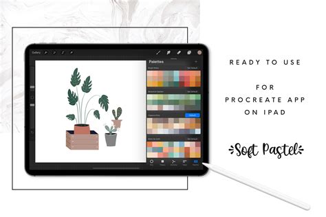 Procreate Color Palette Botanical Garden Color Swatches Digital Download Procreate Palette For