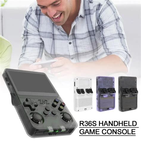 Open Source R S Retro Handheld Video Game Console Linux System Inch IPS Screen Portable