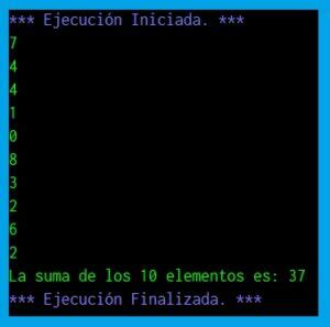 Sumar Numeros De Un Arreglo Pseint ALGORITMODETAREA