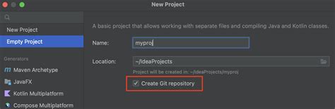 How To Create A Java Project As A Git Repository With Intellij Code2care