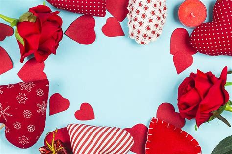 사랑 꽃 심장 장미 하트 빨강 로맨틱 발렌타인 데이 Hd 배경 화면 Wallpaperbetter