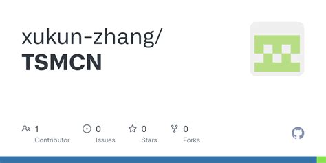 Github Xukun Zhangtsmcn