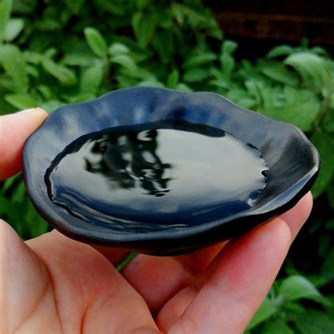 Scrying Bowl Divination Tool Textured Black Small Scrying Bowl Altar