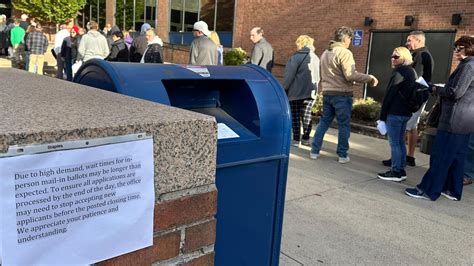 Frustration Mounts As Pennsylvania Early Voting Process Leads To Long