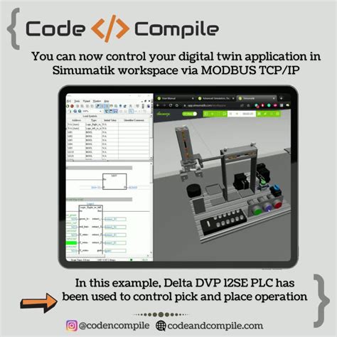 🛠 Now Control Your Simumatik Environment Via Modbus Tcpip 🌏 In This