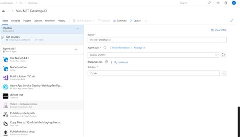 Azure CI CD Pipeline Running Net Core Build And Test In Release Pipeline Stack Overflow