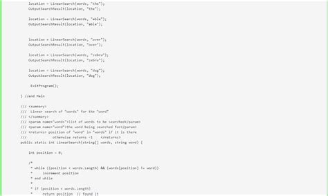 Solved Task Is To Complete The Linearsearch Function In The