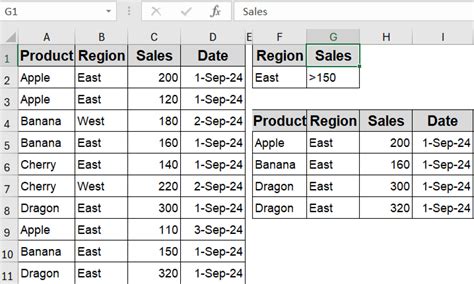 How To Use Advanced Filter With Multiple Criteria In Excel Excel Insider