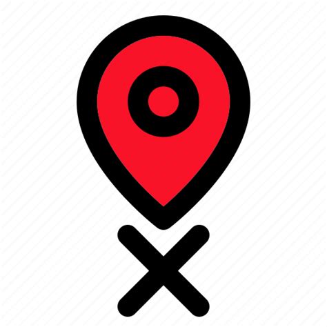 Remove Pin Placeholder Navigation Location Icon Download On Iconfinder
