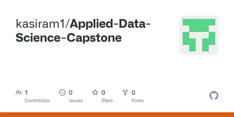 GitHub Kasiram Applied Data Science Capstone