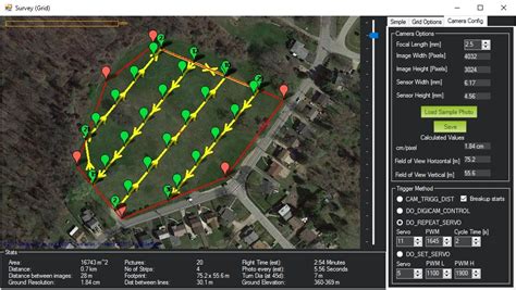 photo commands missing in flight plan for survey arducopter