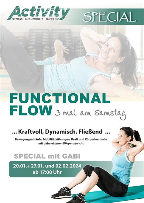 Functional Flow Aktivity Fitness Gesundheit Therapie