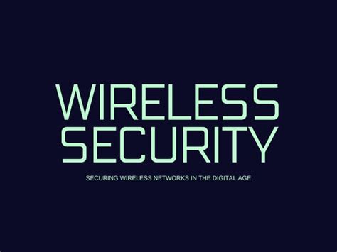 Wireless Security Wireless Network Security Pdf