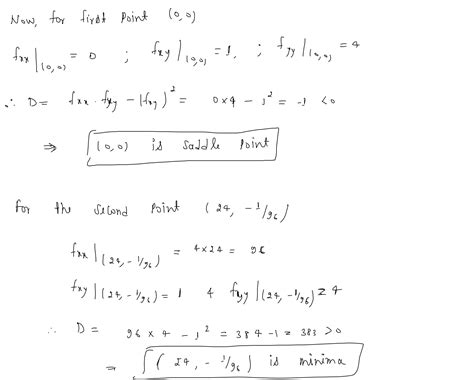 [Solved] Identify the critical points of f ( x , y ) = 3 x 3 + xy +2 y 2 .... | Course Hero