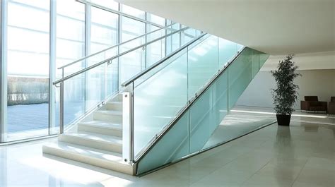 Modern Stair Glass Railing Design Elegance Meets Safety