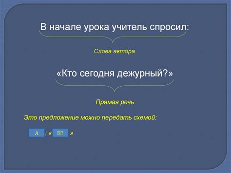 Предложения с прямой речью Online Presentation