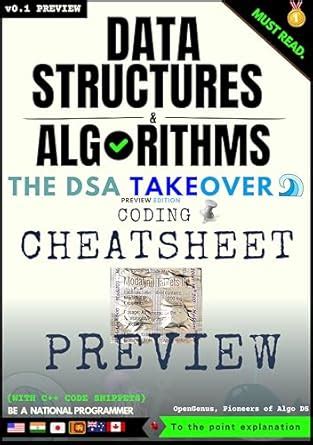 Data Structures and Algorithms: Coding Cheatsheet: The DSA Takeover ...