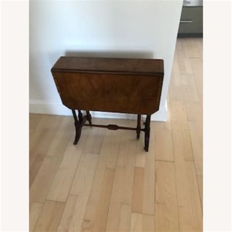 Baker Drop Leaf Side Table Aptdeco