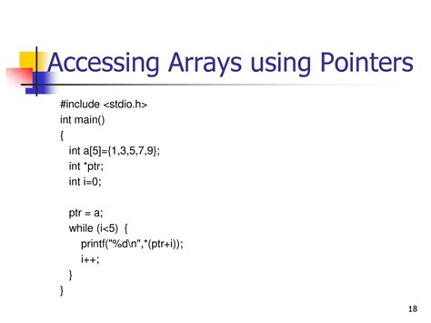 pointers ppt download