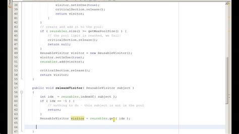 Week 12 Object Pool Design Pattern Part 5 Youtube