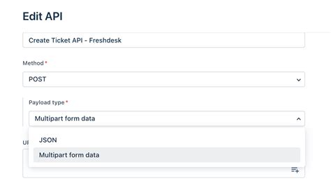 configuring multipart form api in bot builder freddy