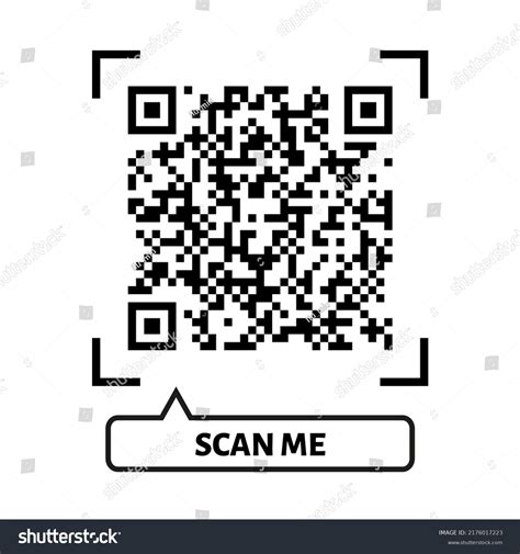 Scan Me Qr Code Design Qr Stock Vector Royalty Free 2176017223 Shutterstock